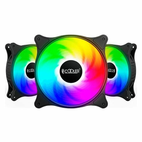 Вентилятор для компьютера PCCooler FX 120 ARGB 3 IN 1 черный