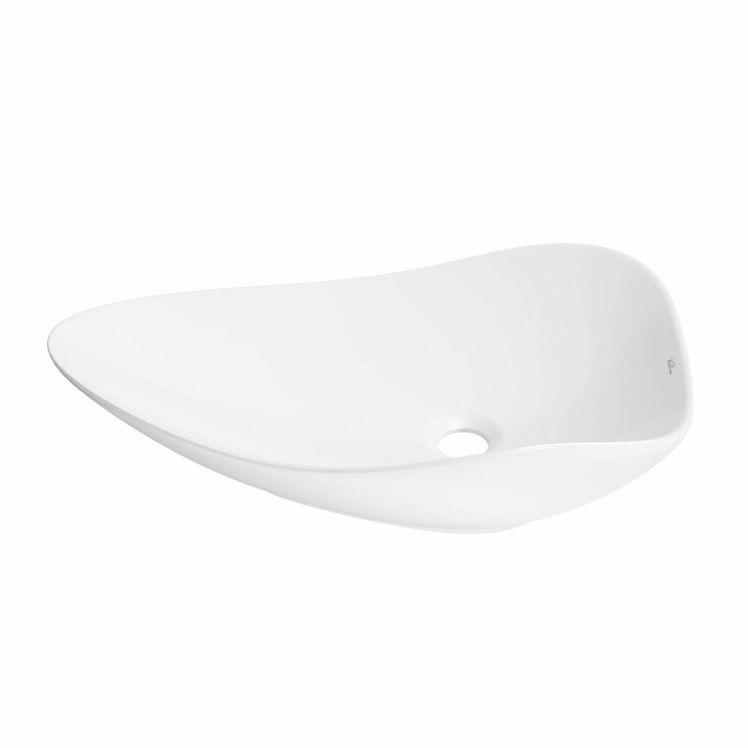 Раковина накладная Wellsee Nexus Flex 60 323403000 белая глянцевая, фарфор
