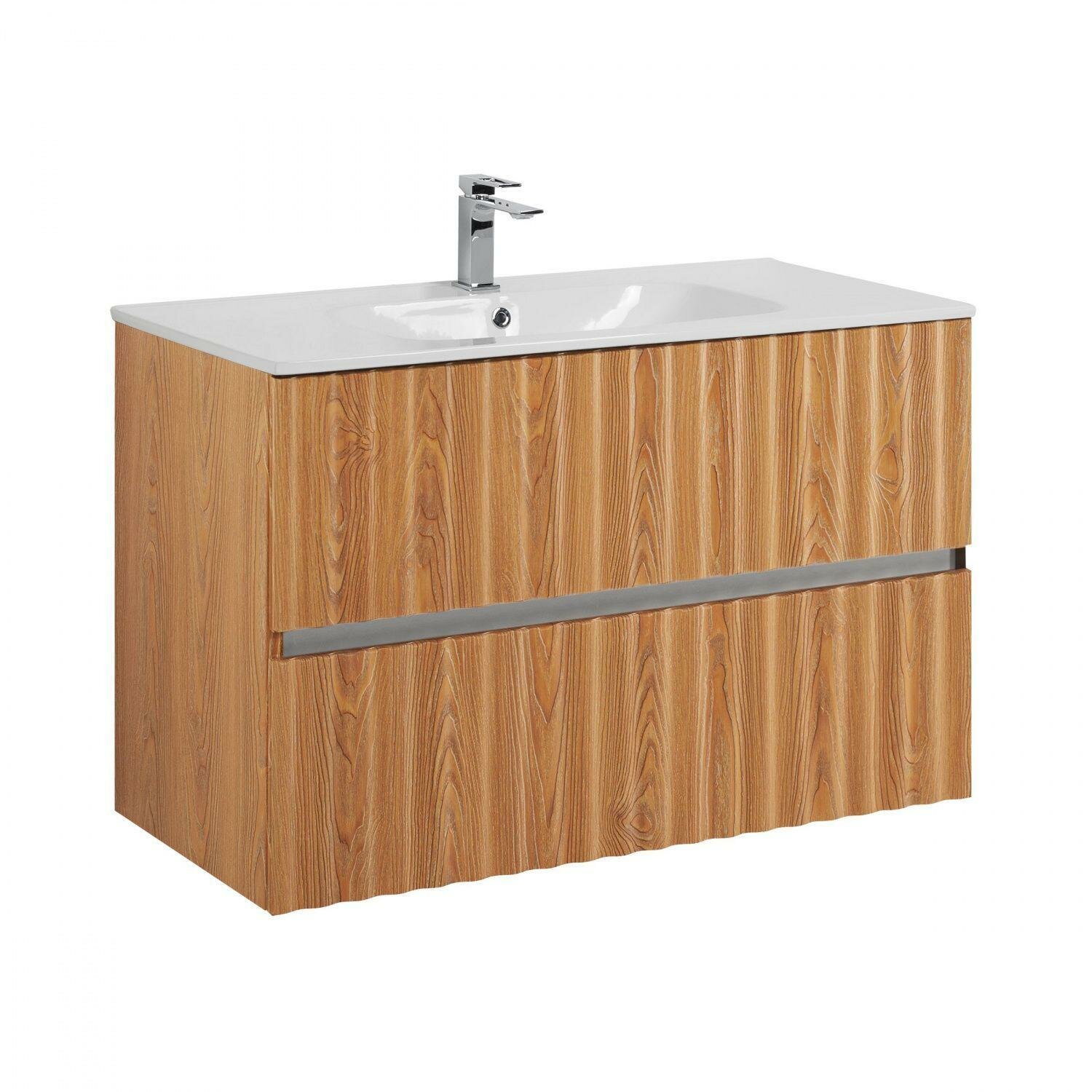Тумба под раковину Art Max Elegant 90 AM-ELEGANT-900-2C-SO-BR-P подвесная цвет Бран