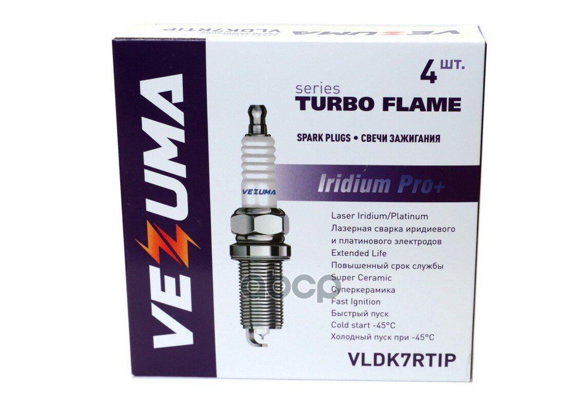 Свеча зажигания Iridium Pro+ HYUNDAI / MERCEDES-BENZ VEZUMA арт. vldk7rtip