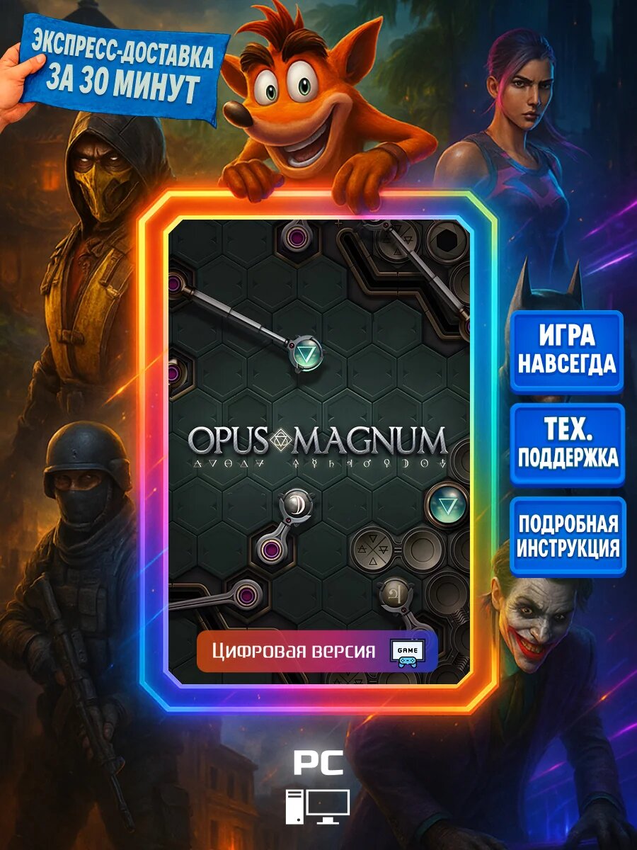 Opus Magnum PC Цифровая версия игры | Доставка на почту