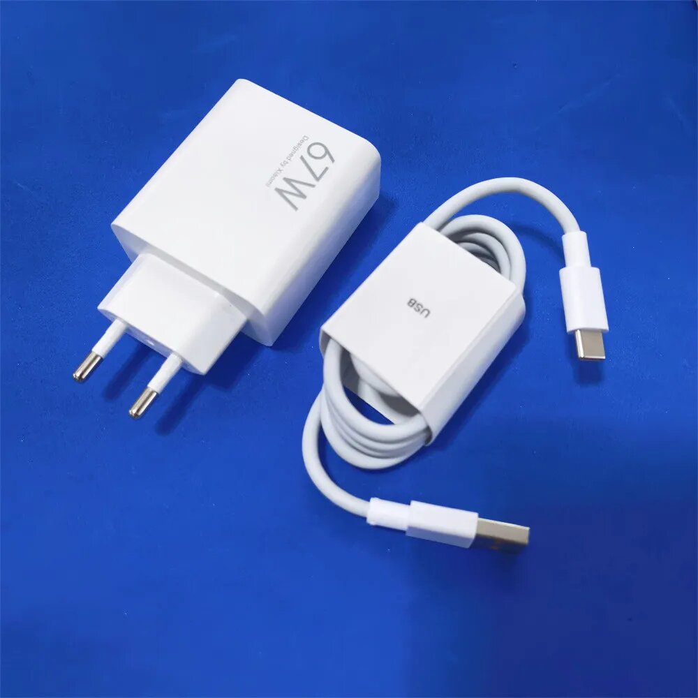 Оригинальное зарядное устройство Xiaomi Mi 14T 67W EU Turbo Fast Charging, адаптер EU Add 1M Cable