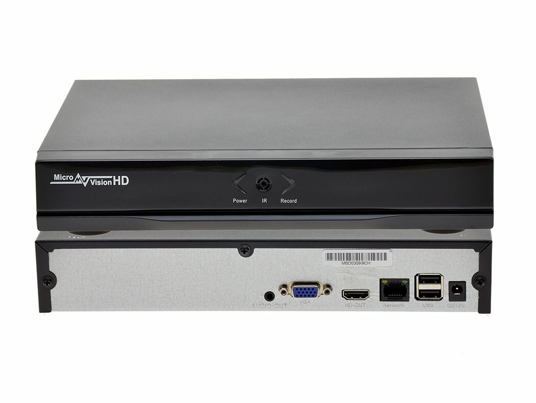16-канальный IP-видеорегистратор MicroVision MV-1116PF с записью на жесткий диск, с поддержкой камер до 8Мп