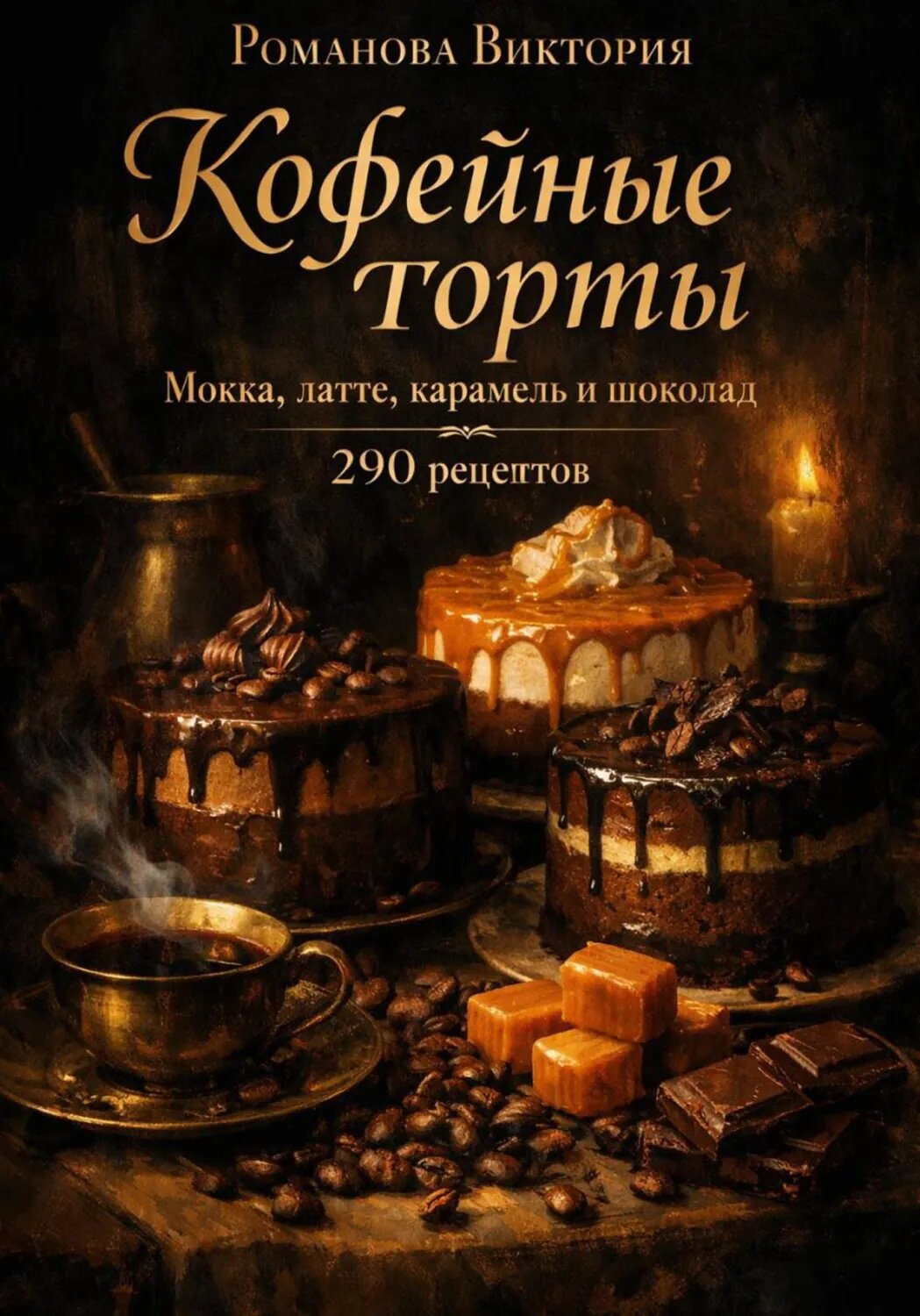 Кофейные торты: мокка, латте, карамель и шоколад [Цифровая книга]