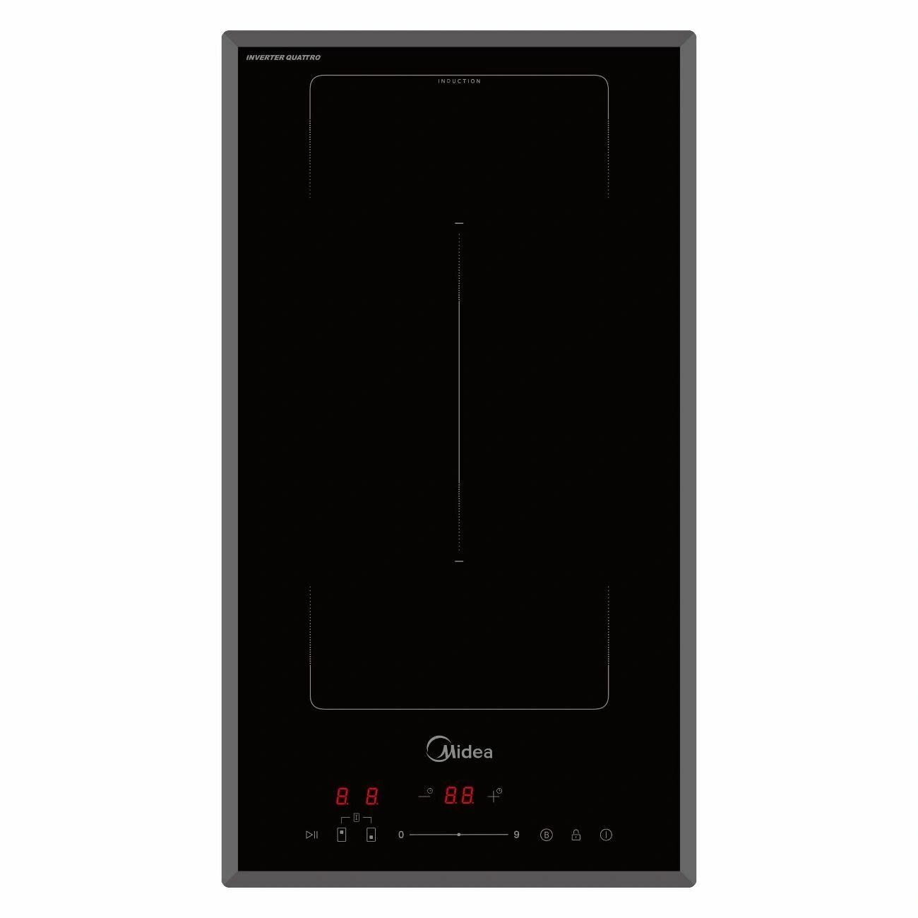 Встраиваемая модульная индукционная панель независимая MIDEA MIH37701F