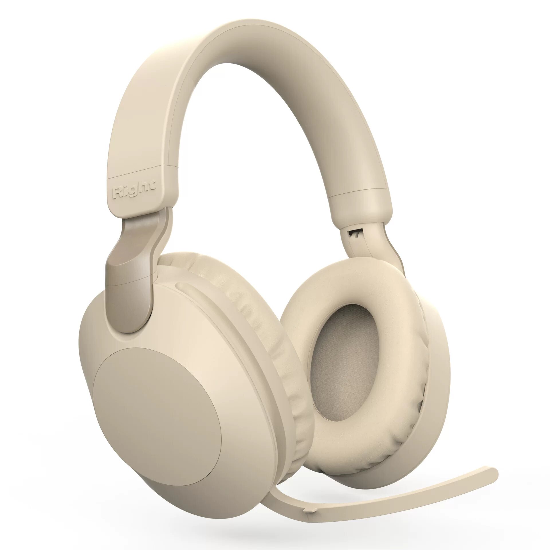 Беспроводные наушники Bluetooth со складной и вращающейся конструкцией, шумоподавлением, белый для стереозвука
