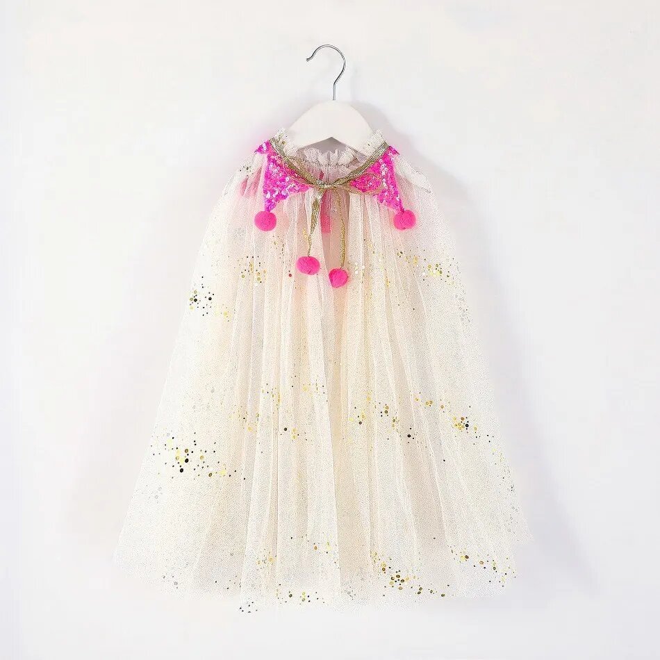 Накидка принцессы для девочки, Size S(65 cm), EL14D0