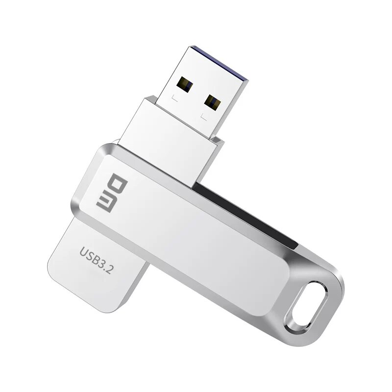 Высокоскоростная металлическая USB-флешка DM 512 ГБ, большой объем памяти, USB 3.2, USB-флешка для компьютера 128 ГБ,