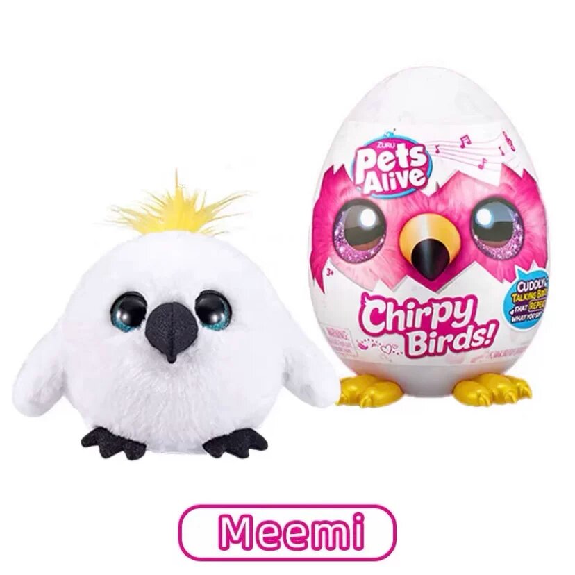 ZURU Chirp Egg Говорящая Плюшевая Игрушка Специфический Дизайн Мимми 9537 Модель Подарок Сюрприз