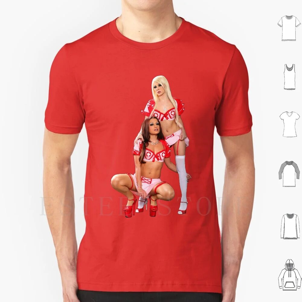 Красная футболка Madison Ivy 4XL
