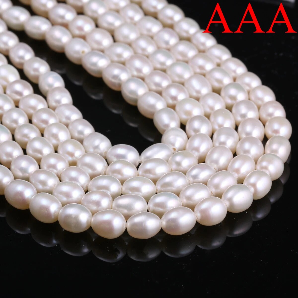 Натуральные жемчужины риса 7-8mm, Rice-AAA