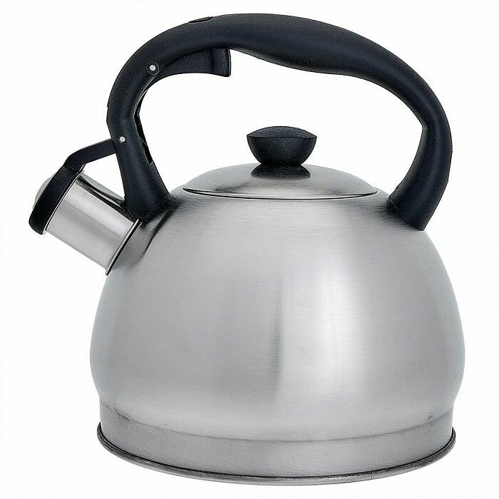 Чайник WEBBER BE-0578 из нержавеющей стали 2л, со свистком