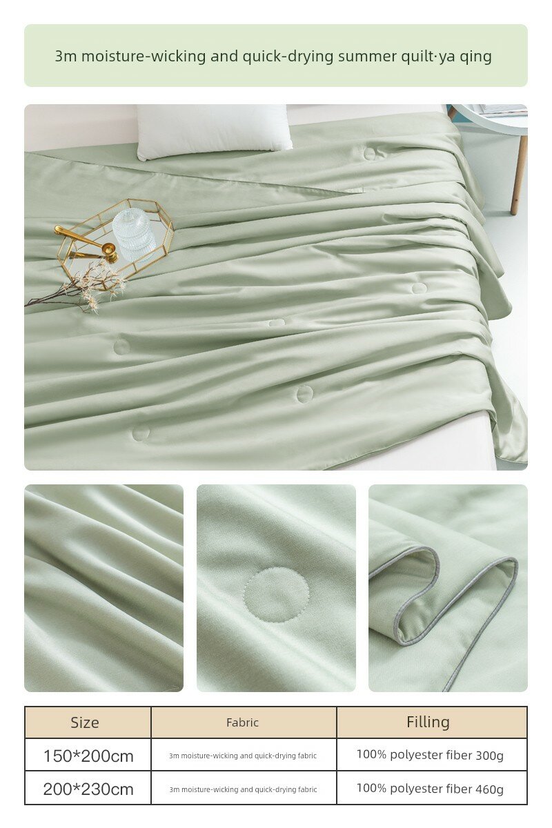 HONREN Hongrun Home Textiles Летнее одеяло 3M, влагоотводящее и быстросохнущее, машинная стирка, двустороннее, тонкое,