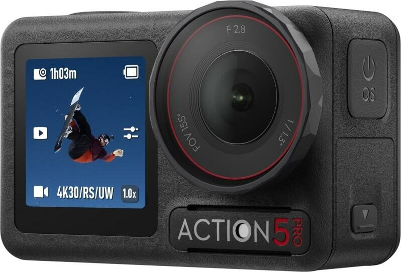 Экшн-камера DJI Osmo Action 5 Pro Standard Combo, 2 сенсорных экрана, встроенная память 47 ГБ