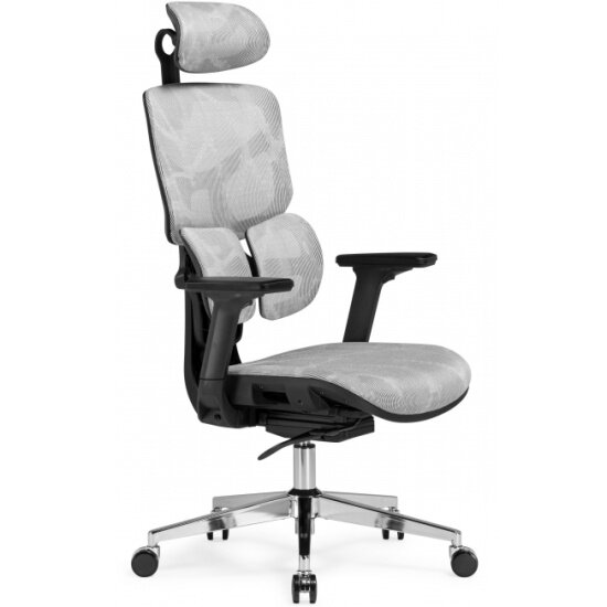 Кресло офисное Woodville Samur white / black