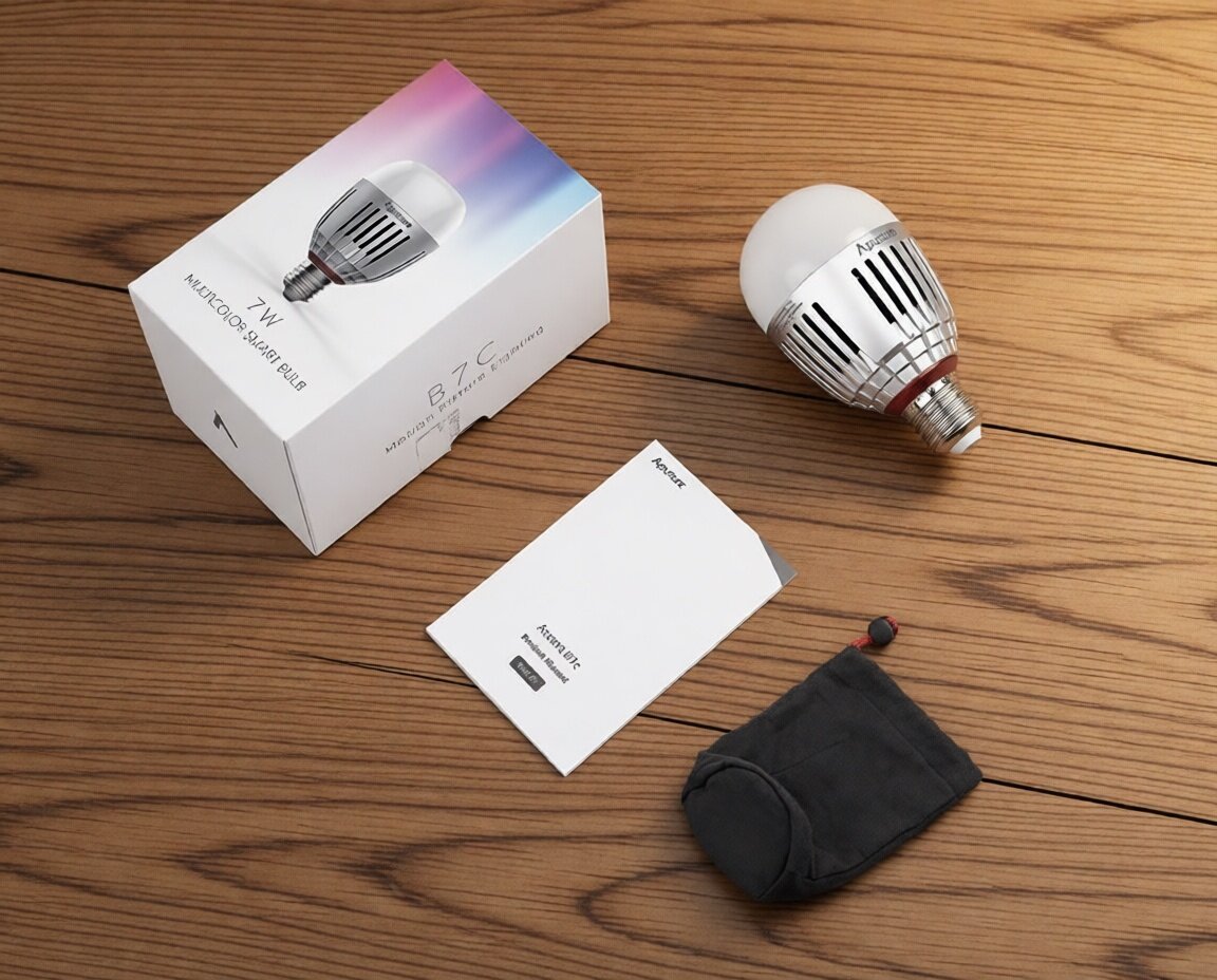 Умная лампочка Aputure B7C Accent, Wi-Fi управление, белый свет, 8,5 Вт