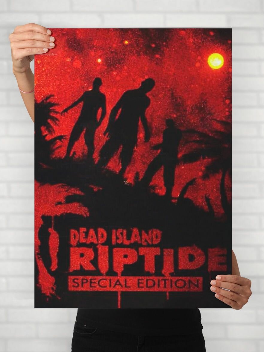 Плакат на стену для интерьера Дед Айленд (Dead Island Riptide 4) - Постер по игре формата A2 (42x61 см)