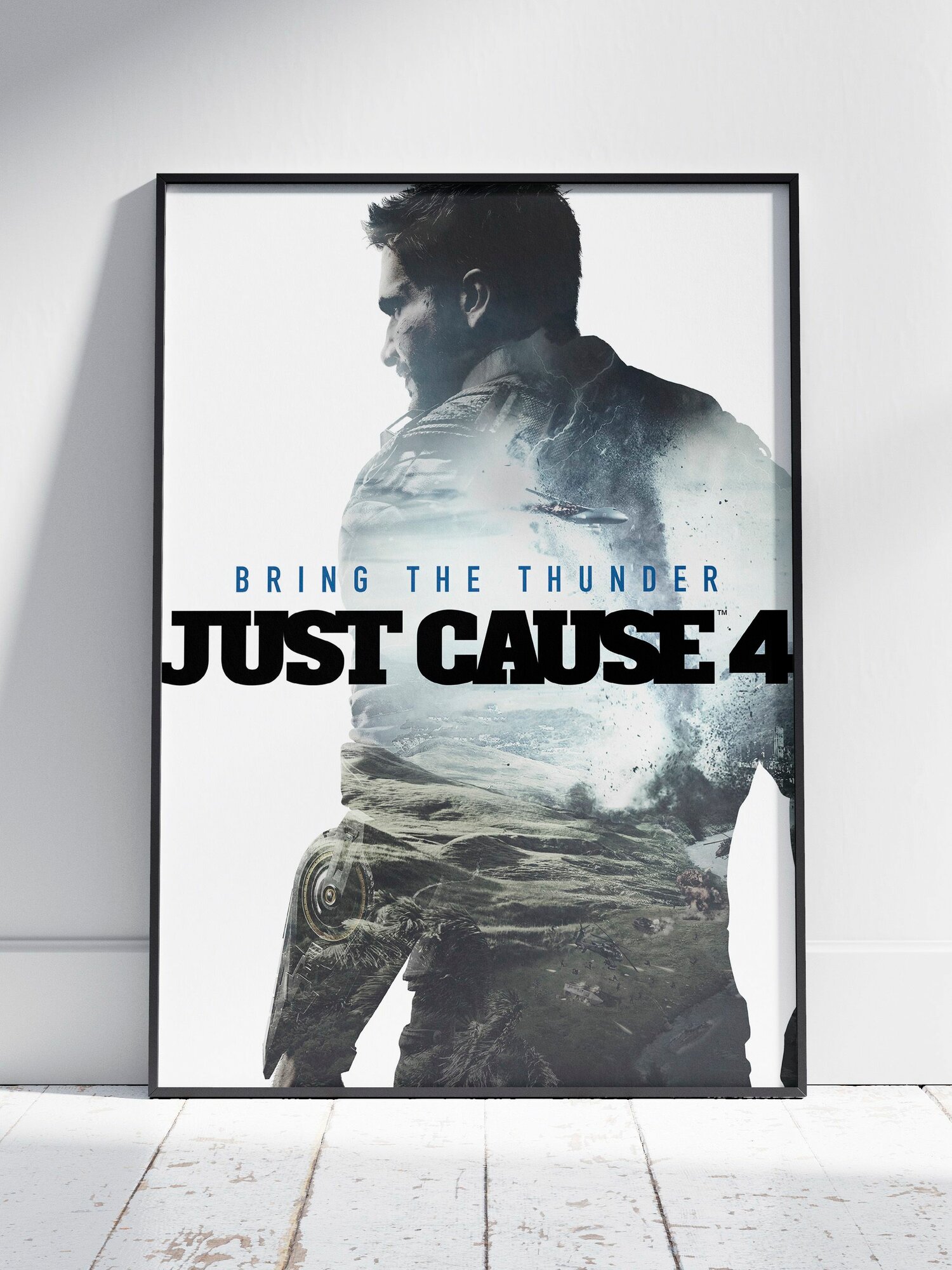 Плакат на стену для интерьера Джаст Каус (Just Cause 4 - 4) - Постер по игре формата A3 (30x42 см)