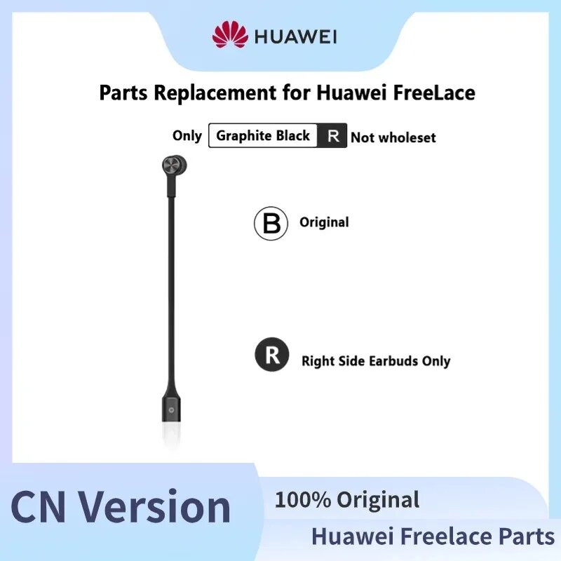 HUAWEI FreeLace, правый наушник, Graphite Black, Original