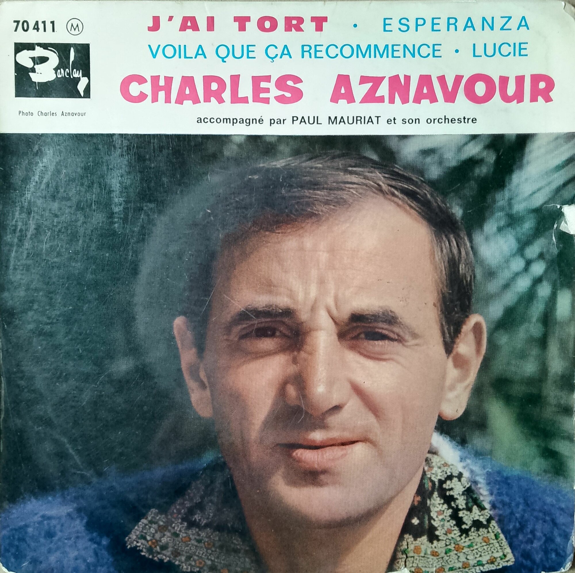 Шарль Азнавур - Я не прав / 1962 г. мини-винил размер 7"