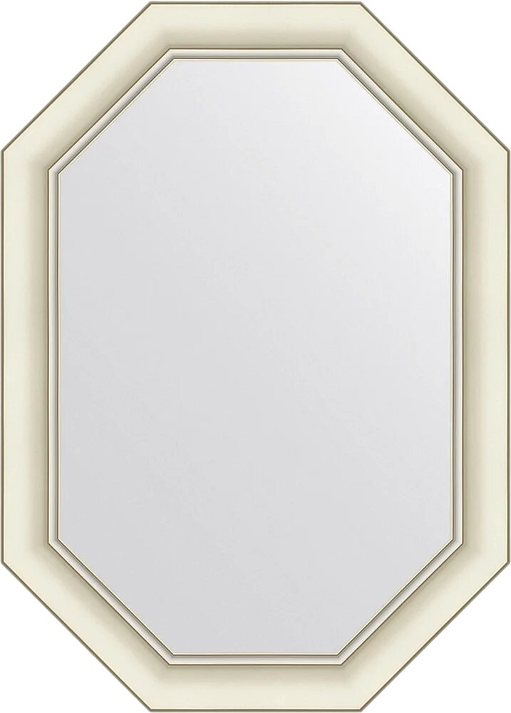 Зеркало Evoform Octagon BY 7433 51х71 51 см, бежевое, зеркало настенное в ванную
