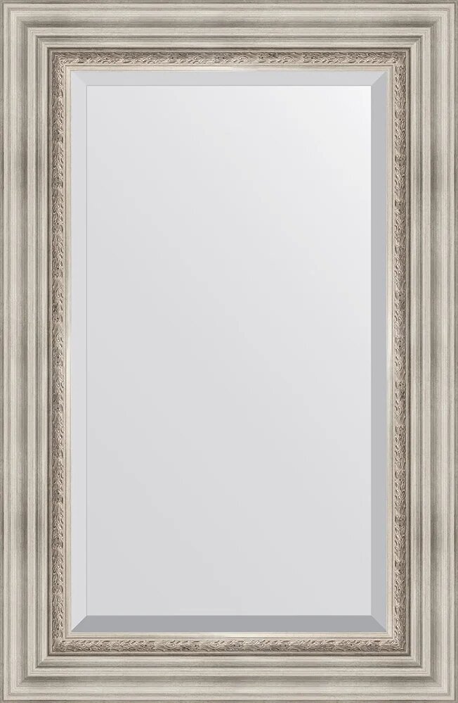 Зеркало Evoform Exclusive BY 1237 56x86 56 см, серебряное, зеркало настенное в ванную