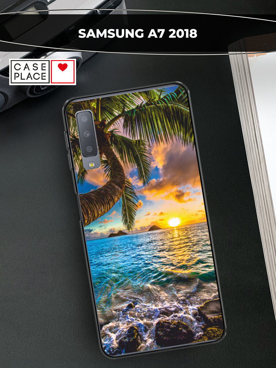 Чехол на Samsung Galaxy A7 2018 / Самсунг Галакси А7 2018 с принтом Восход 5