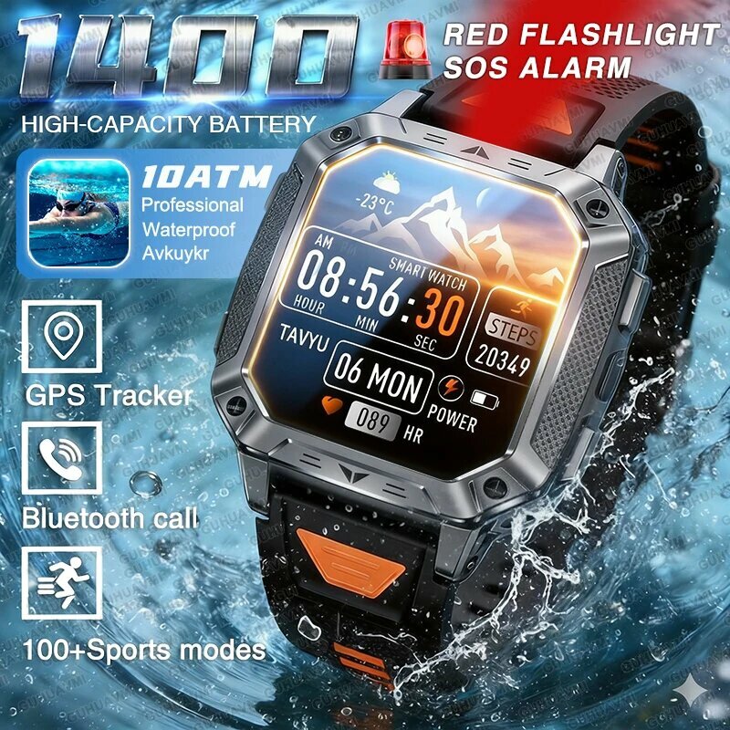 TANK Ultra 2026 умные часы мужские, Black