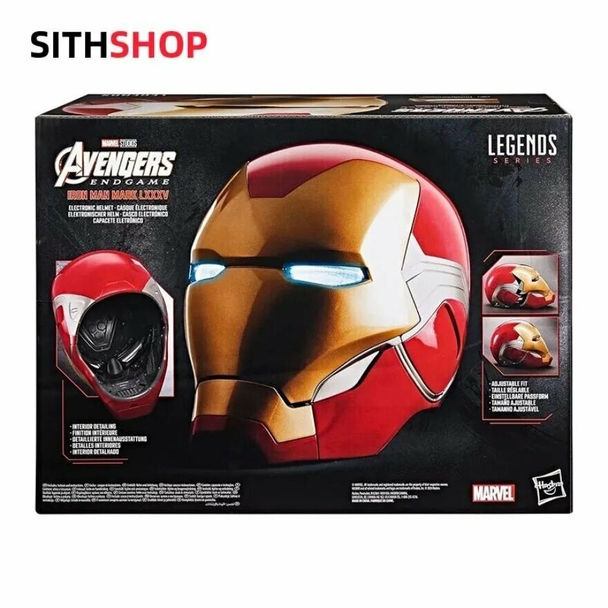 Фигурка Hasbro Marvel Legends Avengers Endgame Iron Man Mark 85 LED Electronic Helmet 1/1 Inch Action Figure