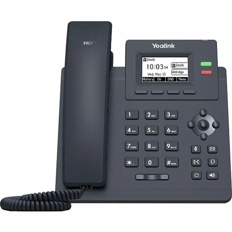 IP-телефон Yealink SIP-T31G, 2 акк, PoE, GigE, БП, 1371774