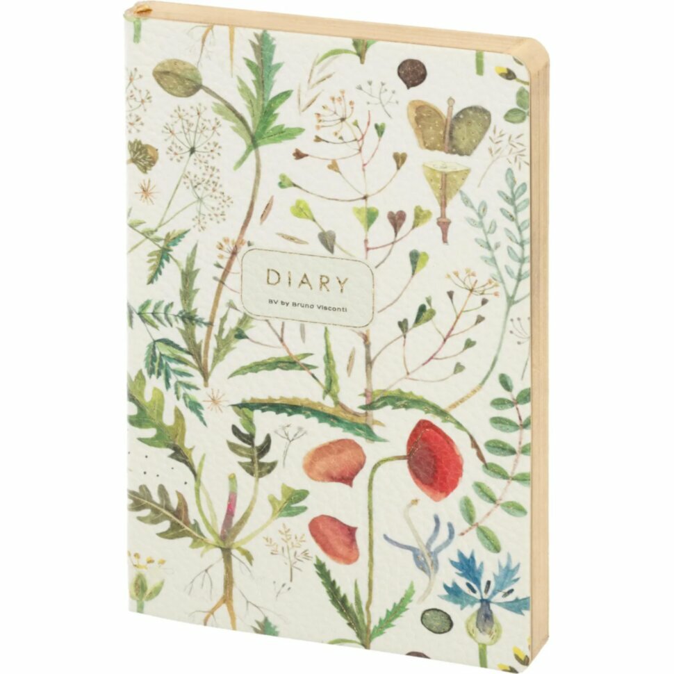 Ежедневник недатированный А5 FLEX FLORA. Луговые травы 3-743/18, 2395947