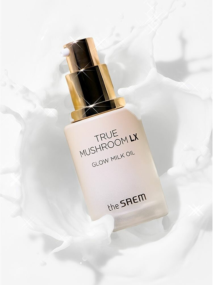 The Saem Масло-сыворотка для лица с грибным комплексом 35 мл True Mushroom LX Glow Milk Oil