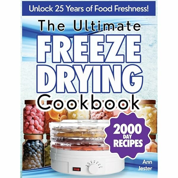 The Ultimate Freeze Drying Cookbook: Discover the Ultimate Guide to Effortless Home Freeze-Drying, Featuring Expert Tips, Step-by-Step Instructions, and Irresistible Recipes for the Modern Homestead，Reprinted paperback book