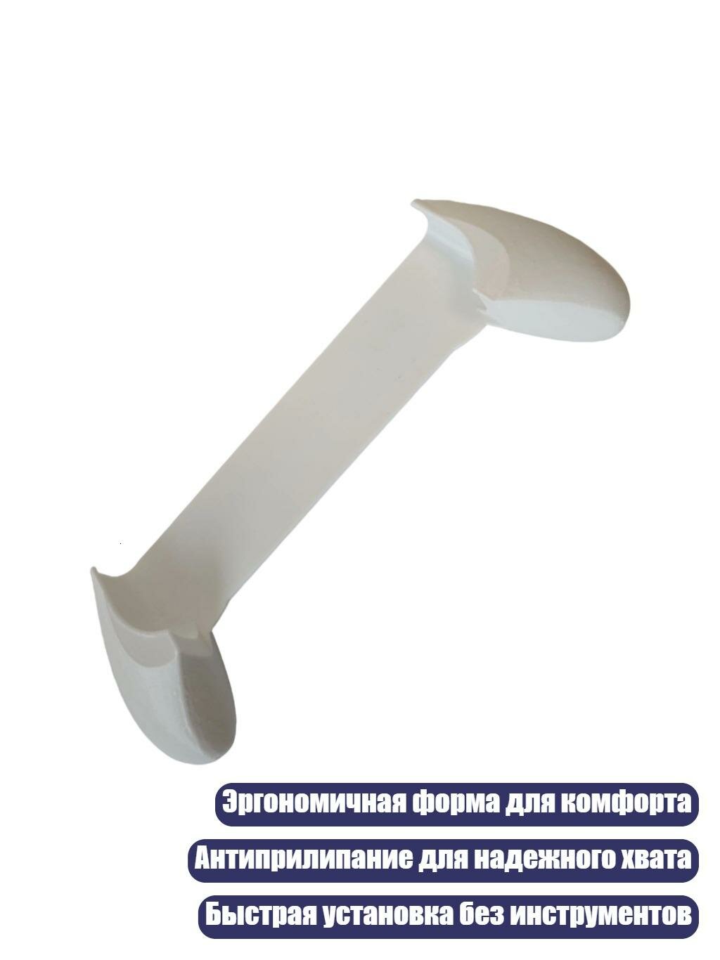 Эргономичная нескользящая ручка для контроллера TRIMUI S, Белый