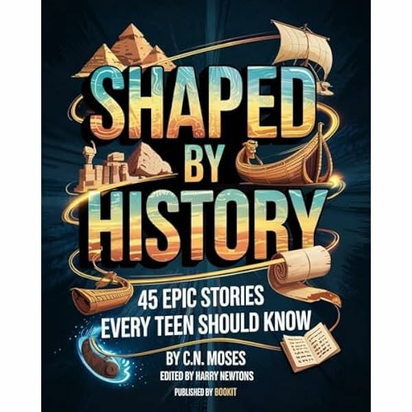 SHAPED BY HISTORY: 45 Epic Stories Every Teen Should Know，Reprinted paperback book