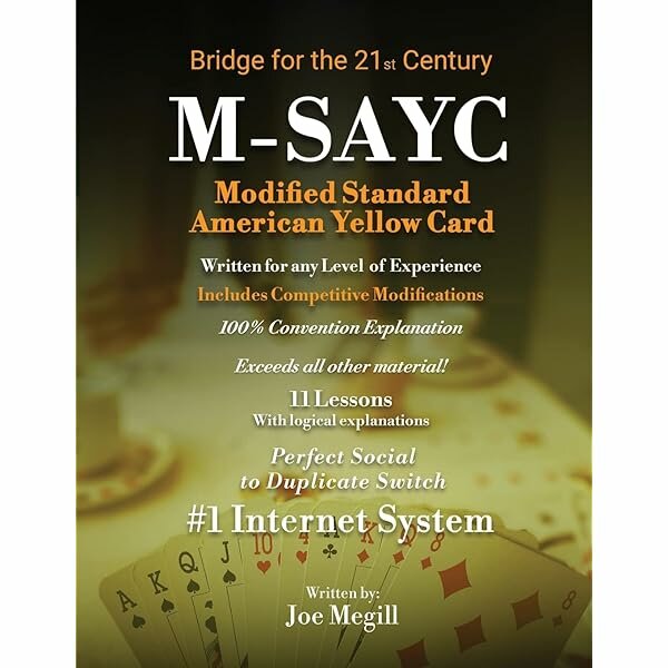Modified Standard American Yellow Card，Reprinted paperback book