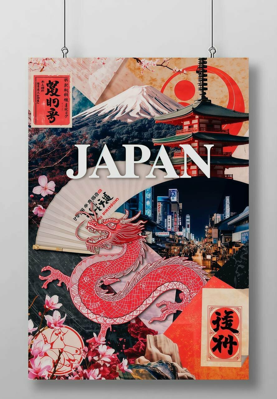 Постер / Плакат На Стену Интерьерный Япония (Japan)