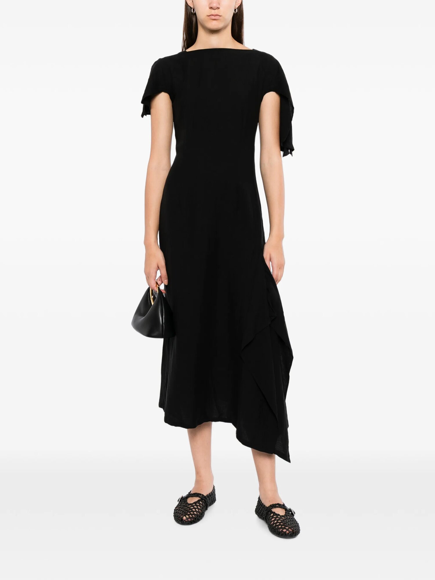 Платье Yohji Yamamoto, размер 44, black — фото 1