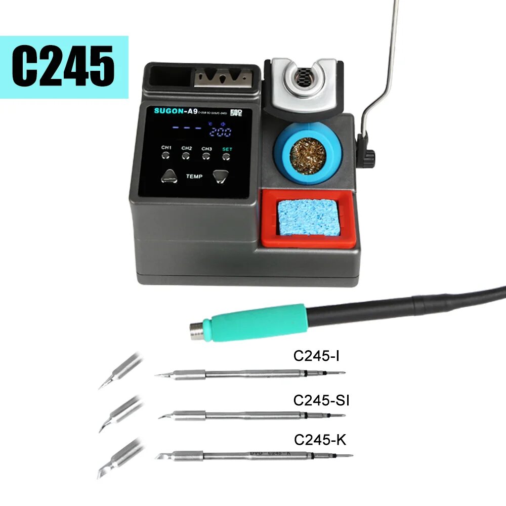 Паяльная станция SUGON-A9 C245 3PCS, 220 В