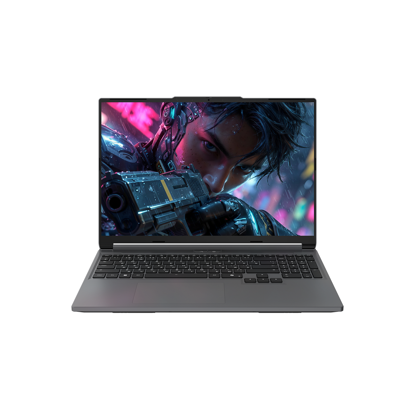 Ноутбук Maibenben X-Treme Typhoon X16C-R72555 16" FHD IPS 300N 165Hz/ R7 H 255/ 16Gb/ 512Gb SSD/ RTX 5050 8Gb/ Linux/ Grey