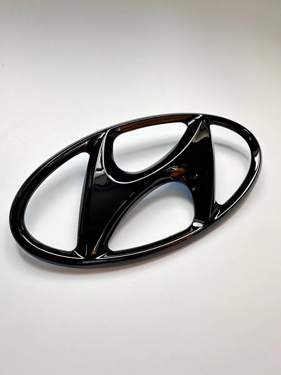 Эмблема Hyundai 145*73 мм шильдик логотип Hyundai, Хендай значок