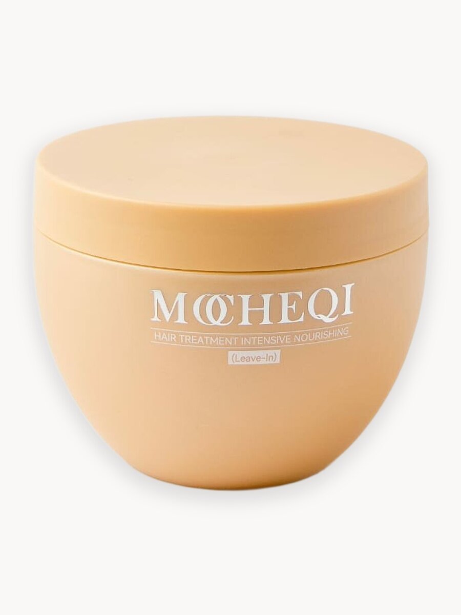 Профессиональная Маска для волос несмываемая увлажняющая с гидролизованным коллагеном и маслом макадамии MOCHEQI 250 мл