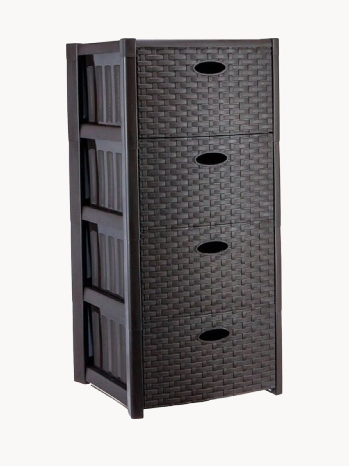 Комод Idea стиль ротанг (4 секции) М 2736 коричневый ротанг