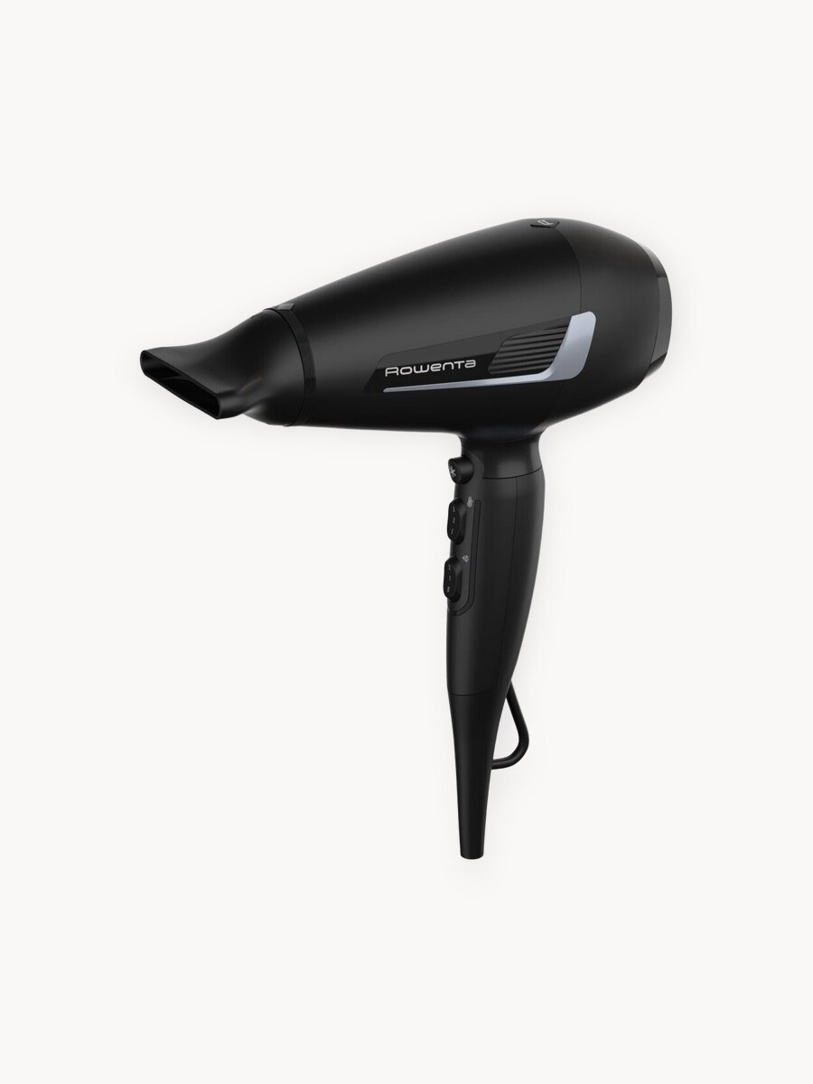 Фен для волос профессиональный Rowenta Pro Expert CV8820F0 с диффузором и концентратором, 6 режимов работы, 2100 Вт, черный/серебристый
