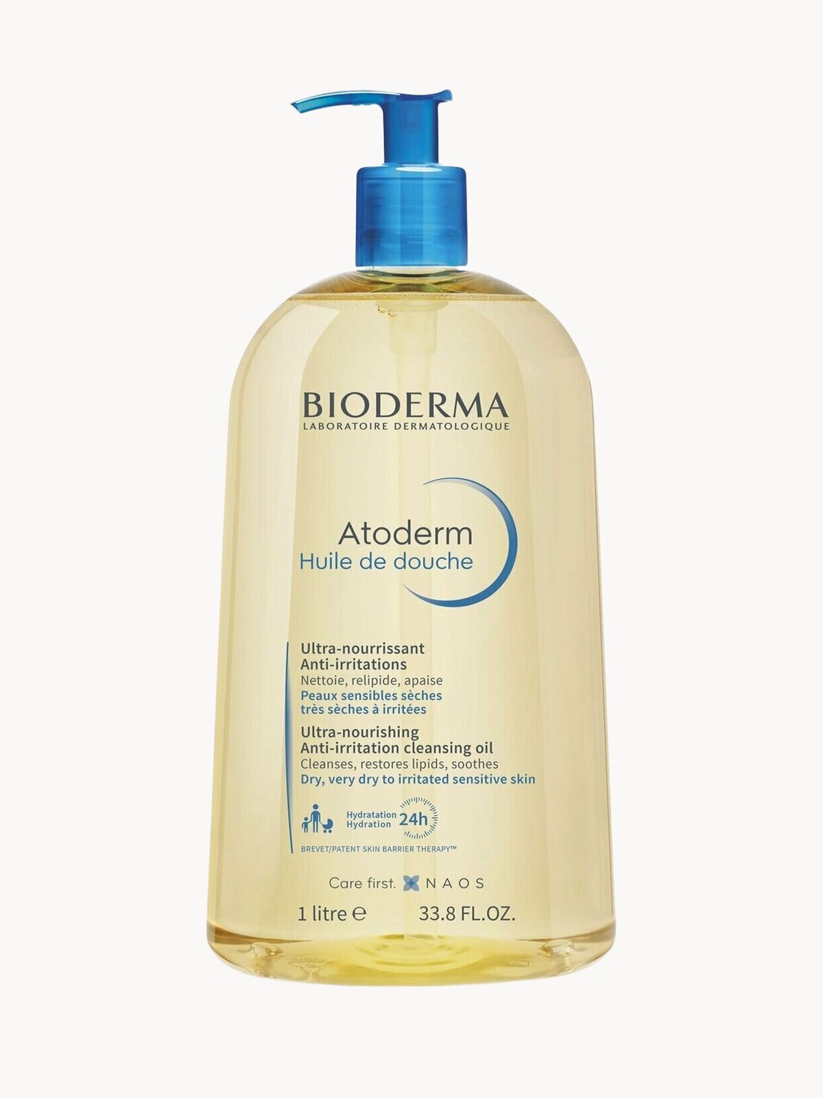 Bioderma Atoderm масло для душа ультрапитательное восстанавливающее для сухой чувствительной и атопичной кожи 1000 мл