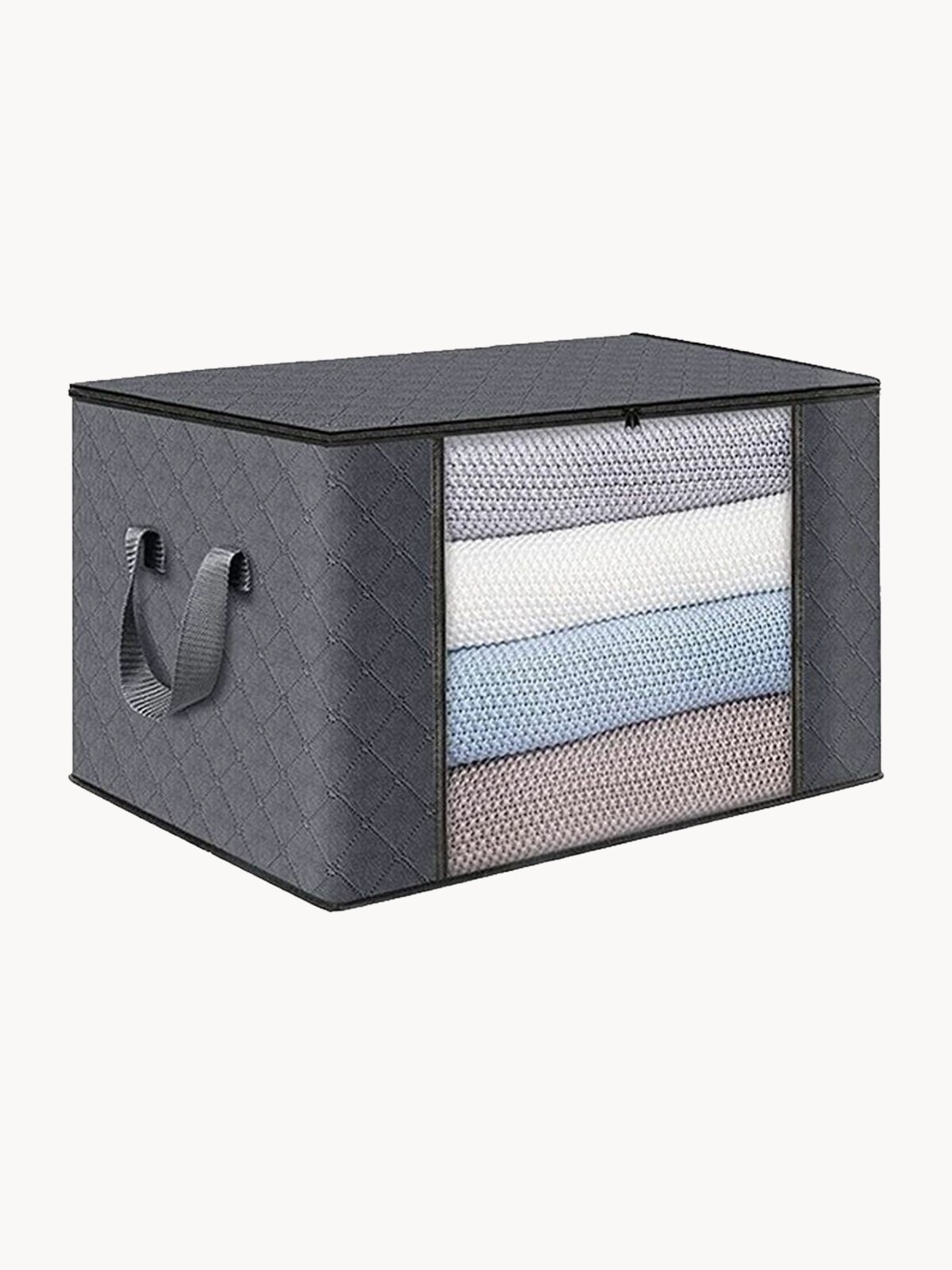 Короб для хранения с крышкой на молнии 50х35х20 см