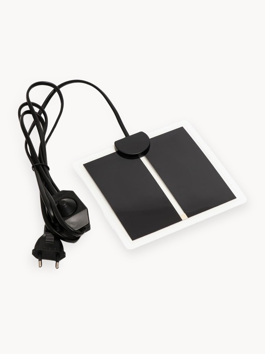 Греющий коврик Nomoy Pet, для террариумов, регулировка температуры, 14x15 см