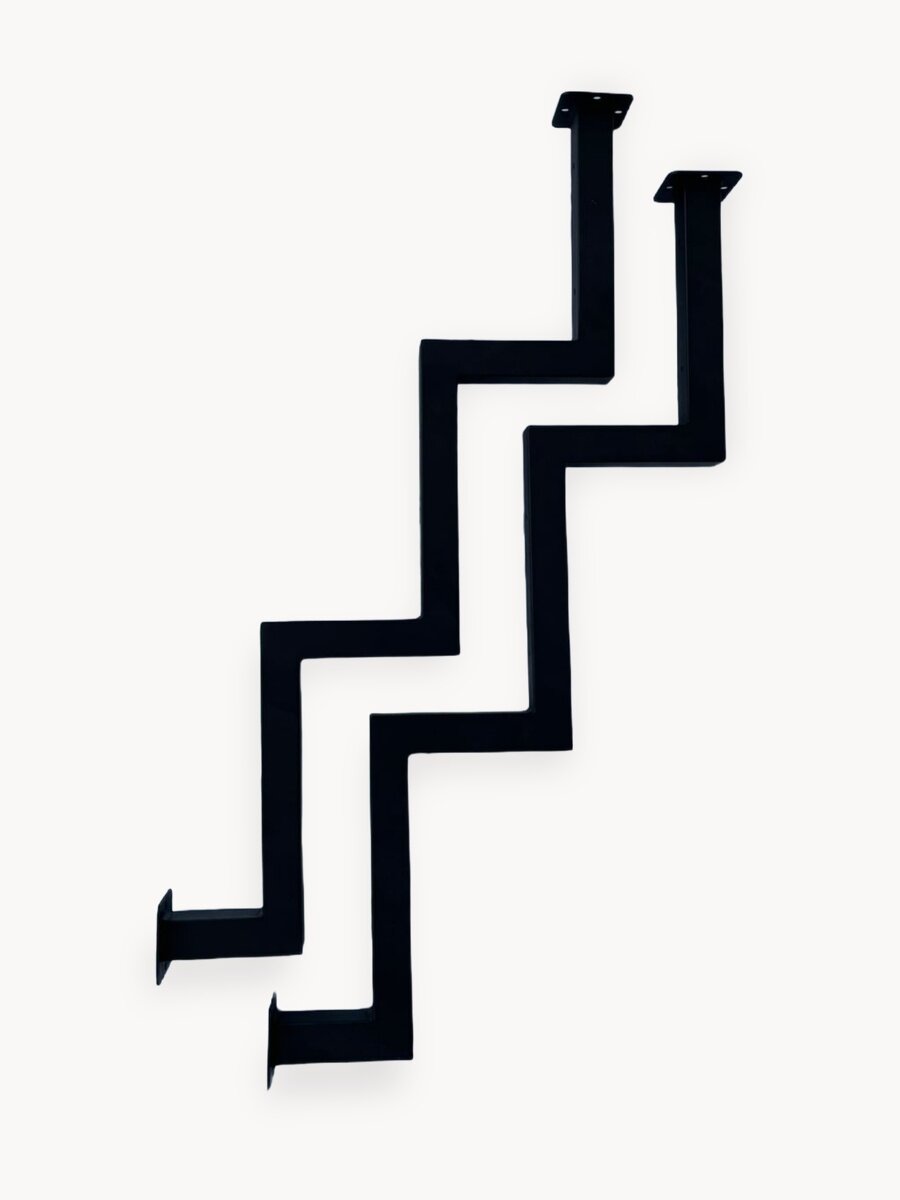 Косоуры для крыльца, металлические, для 3 ступеней, Моя Котя, 2 шт