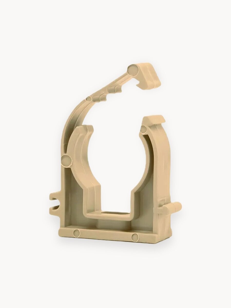 100 шт. Клипса для гофр и труб с защелкой