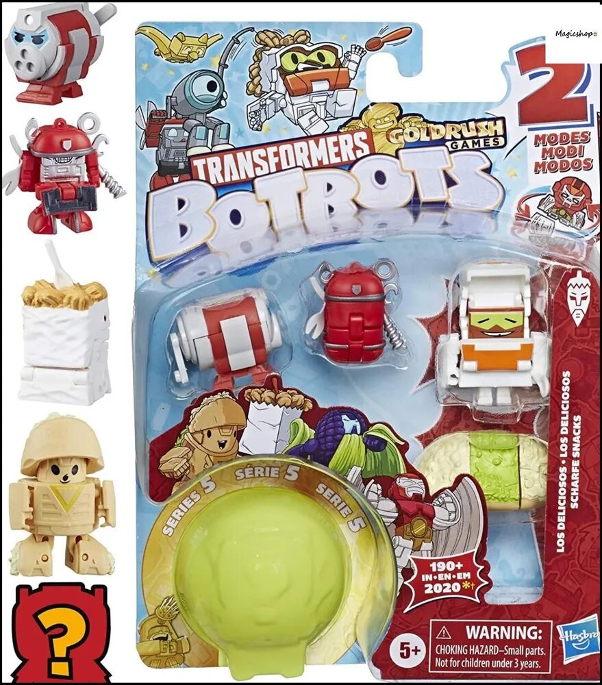 TRANSFORMERS TRA BOTBOTS 5 коллекционных персонажей (тренажерный зал), детские коллекционные игрушки-Magic-Magic